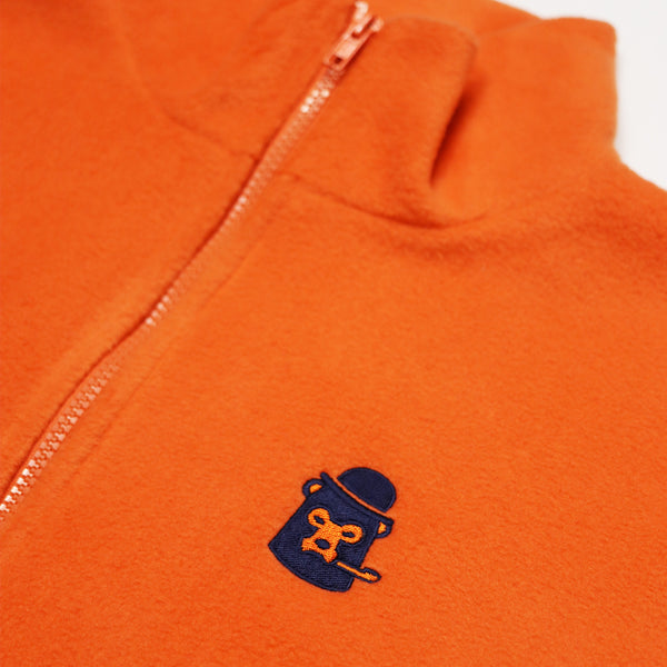 Polar Fleece - Full Zip - Orange – BrickBear Clothing